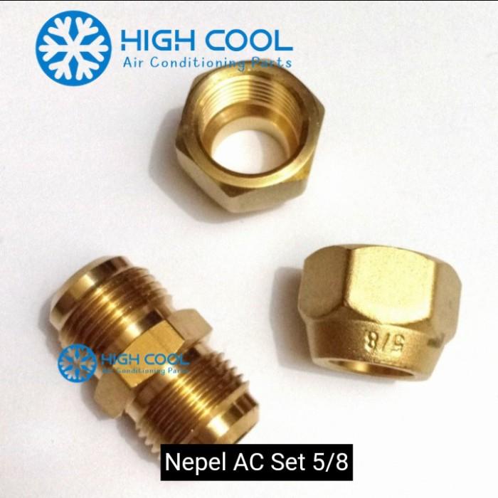 Jual Nepel Ac Set 5/8/Double Nepel 5/8"/Nepel Pipa Ac 5/8"/Sambungan Pipa | Shopee Indonesia