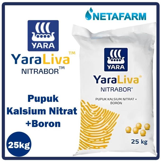Jual BARU !!! Pupuk Kalsium Nitrat + Boron YaraLiva NITRABOR zak 25KG | Shopee Indonesia