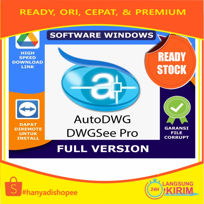 Jual Monochome | Full Activated AutoDWG DWGSee Pro 2023 6.01 Garansi Pro Lifetime | Shopee Indonesia