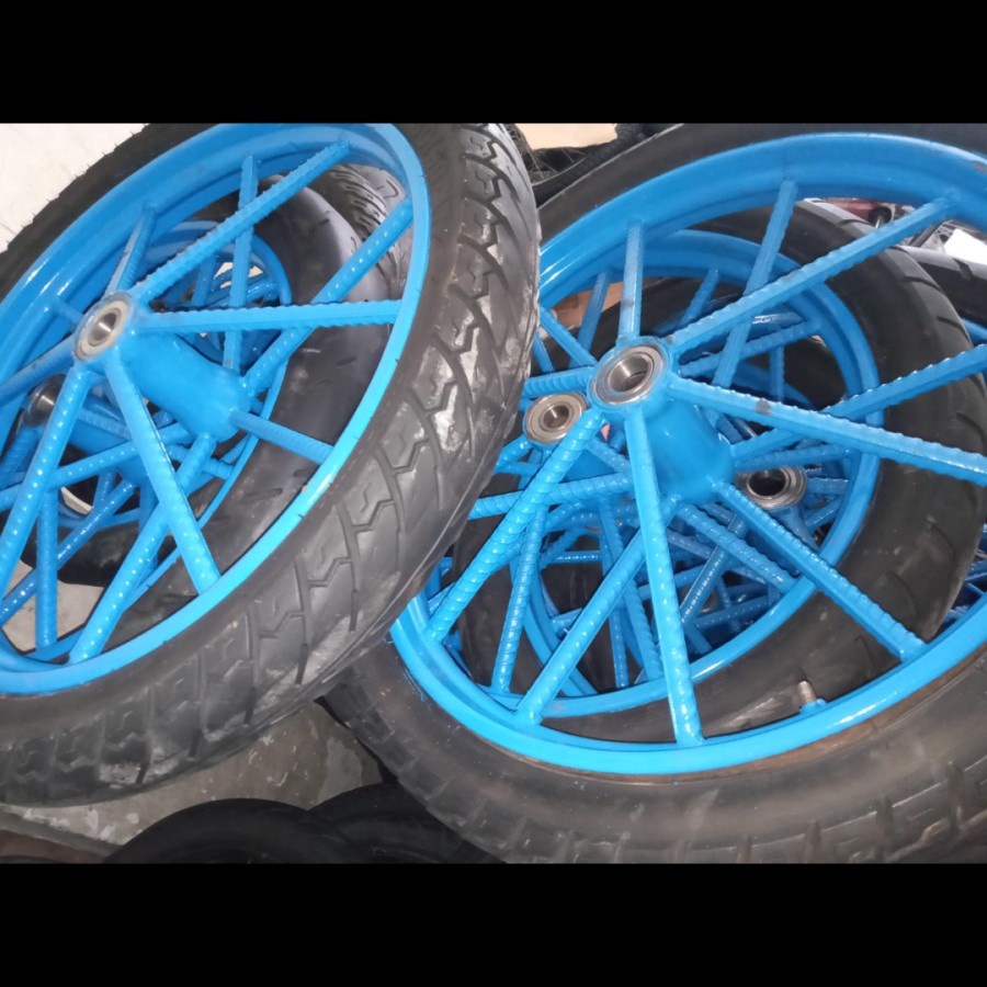 Jual RODA GEROBAK RING 17 BEHEL 12 BESAR - panjang AS 70CM | Shopee ...