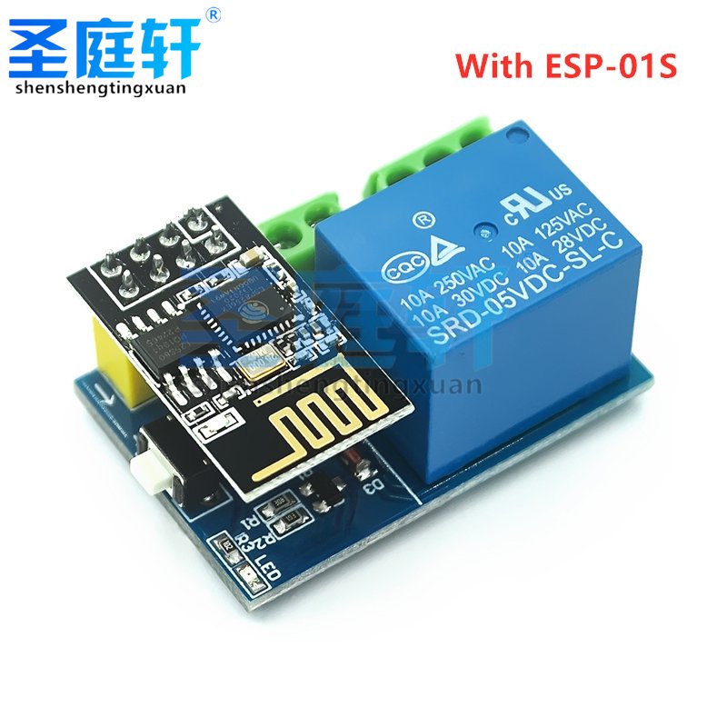 Jual &ESP8266 ESP-01S 5V WiFi Relay Module Things Smart Home Remote Control Switch for Arduino ...