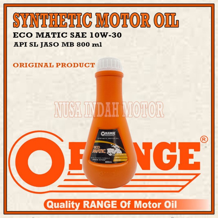 Jual Oli Orange ECO Matic Original | Shopee Indonesia
