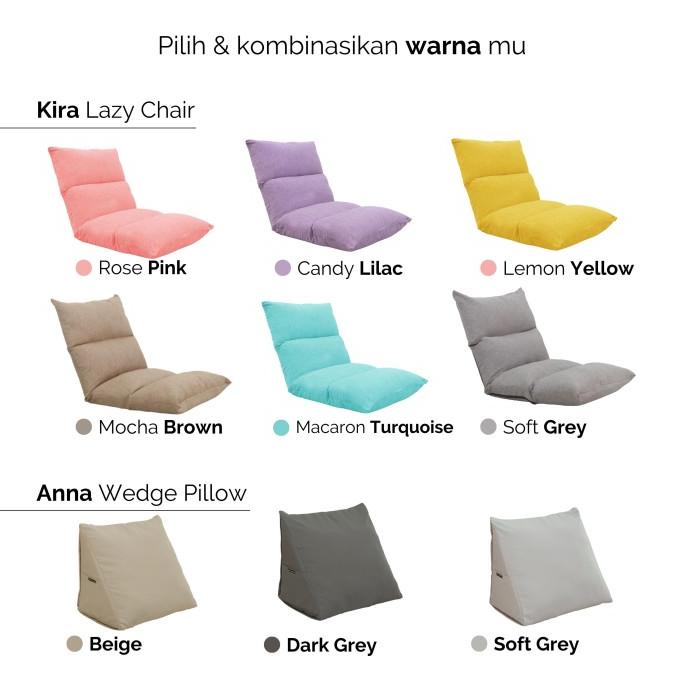Jual Amu Bundling Kira Chair + Anna Wedge Pillow / Bantal Lumbar ...