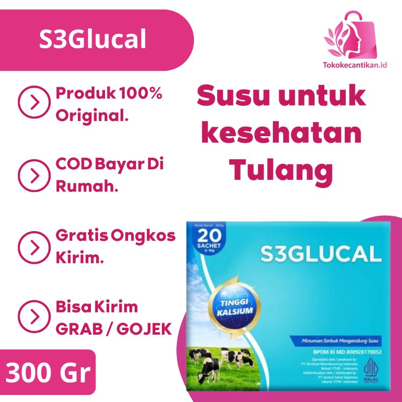Jual S3GLUCAL - S3 GLUCAL ASLI ORIGINAL MINUMAN BUBUK / SUSU UNTUK ...