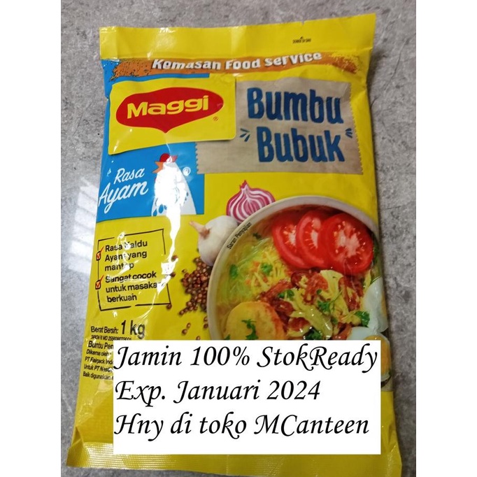 Jual Maggi Maggie Chicken - Beef Powder 1 kg bumbu bubuk penyedap rasa ...