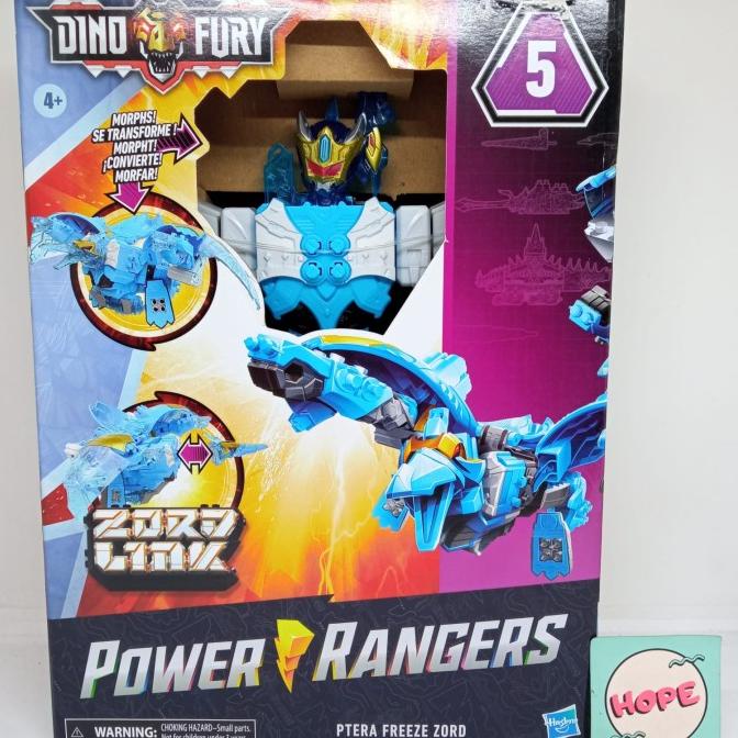 Jual Power Rangers Dino Fury Ptera Freeze Zord Original Hasbro | Shopee ...