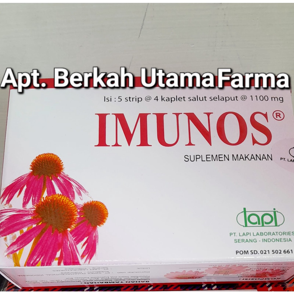 Jual Imunos Box isi 20 Tablet - Vitamin Daya Tahan Tubuh | Shopee Indonesia