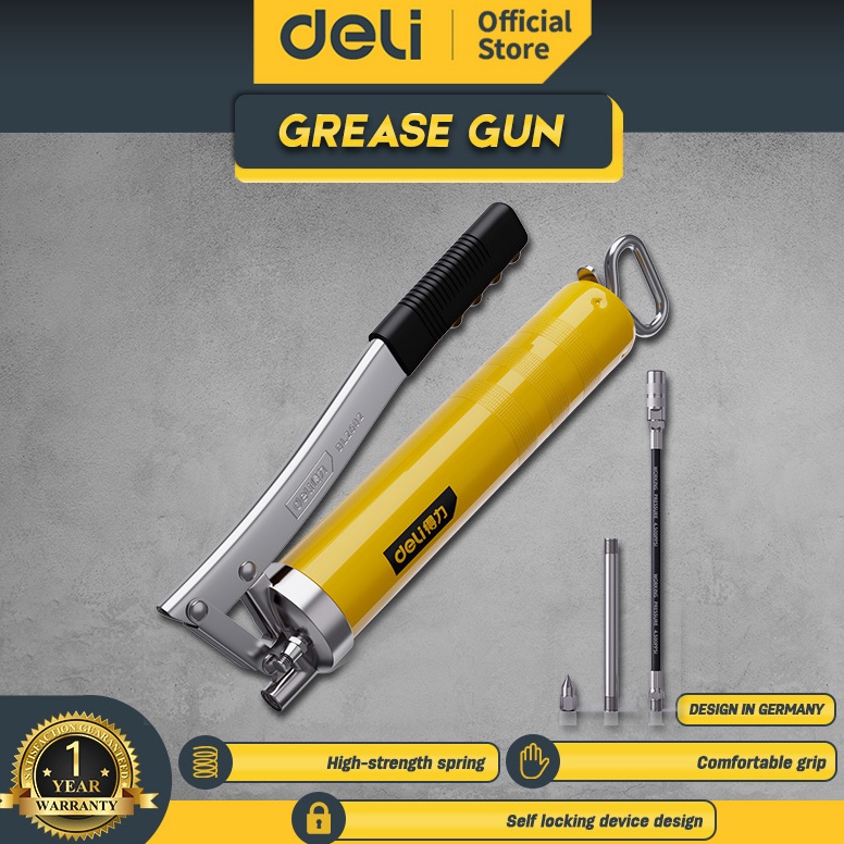 Jual Rekomendasi!.. Deli Grease Gun/Pompa Gemuk 400CC 4500/6000 psi ...