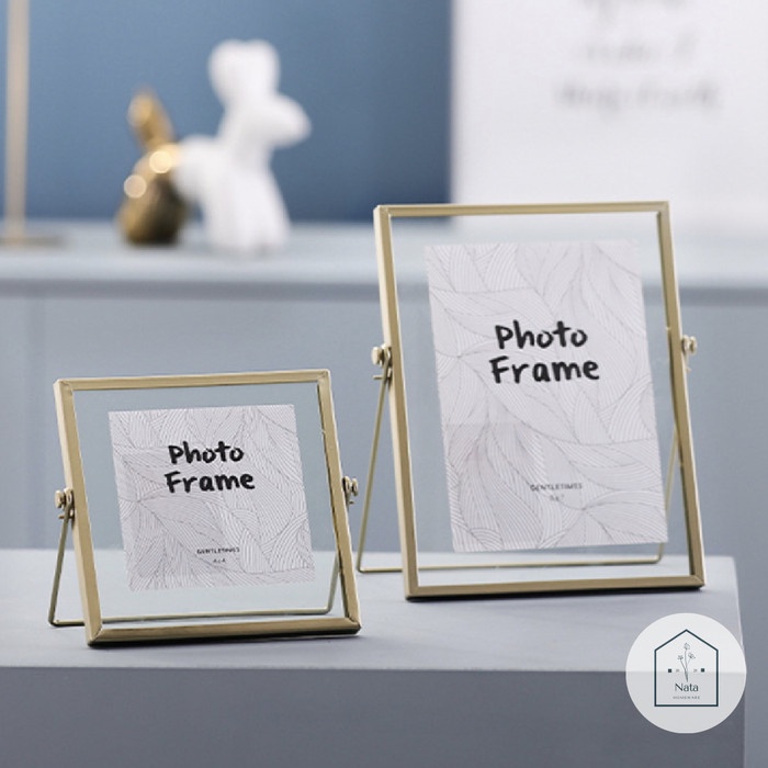 Jual Bingkai Foto Gold Emas/ Frame Photo Gold / Pajangan Rumah Foto ...
