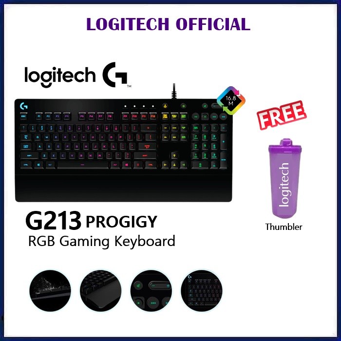 Jual Keyboard Gaming Logitech G213 Prodigy / Logitech Gaming Keyboard ...