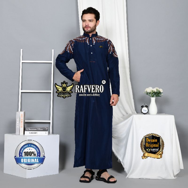 Jual Gamis Jubah Pria AL BARACK ORIGINAL RAFVERO - GAMIS PRIA | Shopee ...