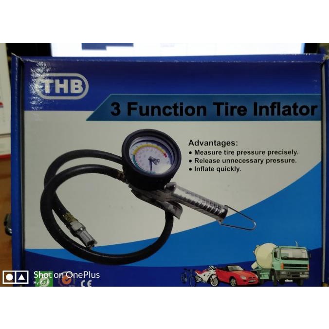 Jual Tire Inflator/Pressure Gauge 3 In 1 "Thb" B24A Made In Taiwan ...