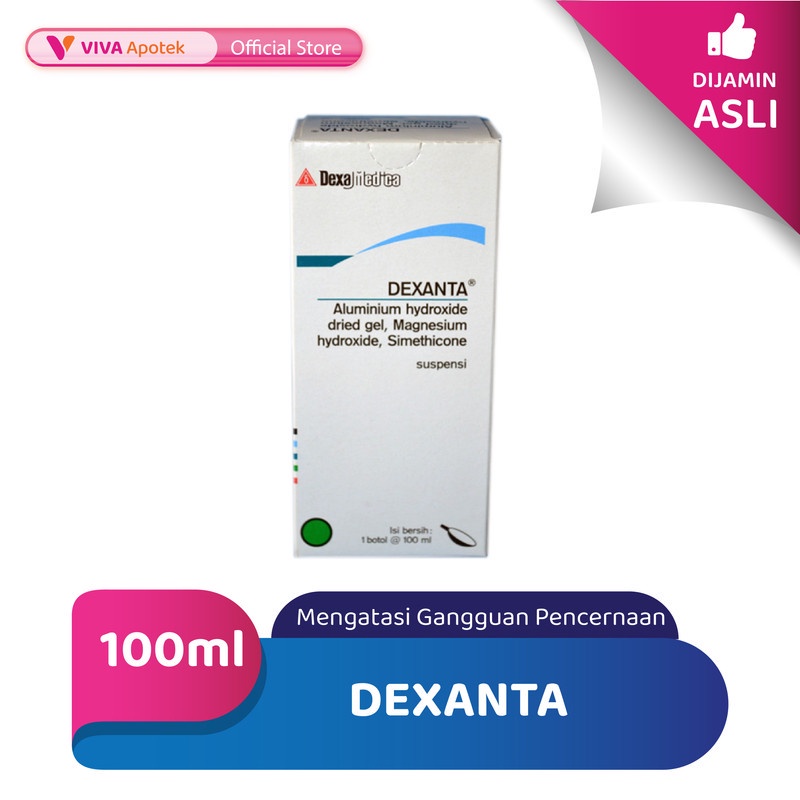 Jual Dexanta Suspensi untuk Mengatasi Gangguan Pencernaan (100 ml ...