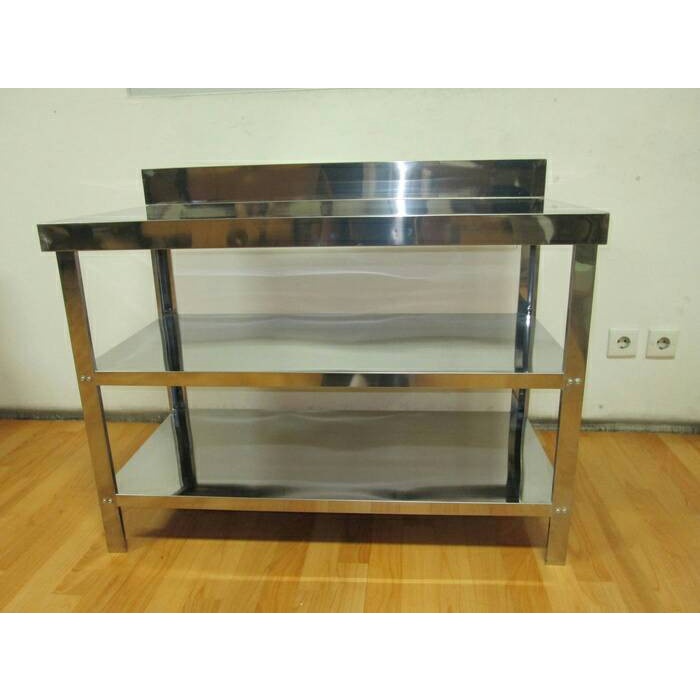 Jual Meja Dapur Stainless Steel 3 Rak Serba Guna | Shopee Indonesia