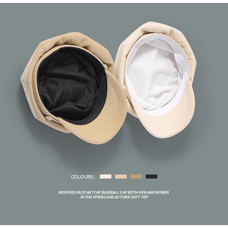 Jual New Arrival Topi Baret Pelukis Bentuk Octagonal Gaya Retro Inggris ...