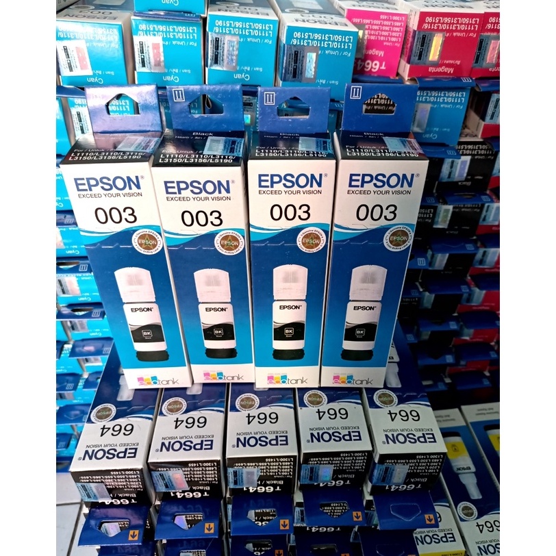 Jual Stok Baru Tinta Epson 003 Black | Shopee Indonesia