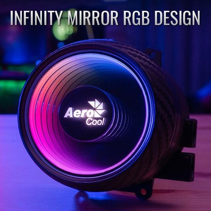 Jual AeroCool MIRAGE L360 AIO 360MM MIRROR ARGB LIQUID COOLER 3x 120mm ...