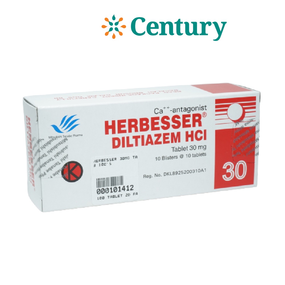 Jual HERBESSER 30MG 1 STRIP ISI 10 TABLET / HIPERTENSI | Shopee Indonesia