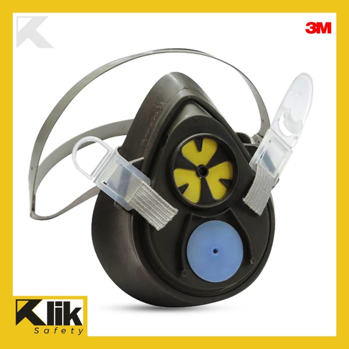 Jual ALAT KESELAMATAN ORIGINAL 3M REUSABLE HALF FACE MASK RESPIRATOR ...