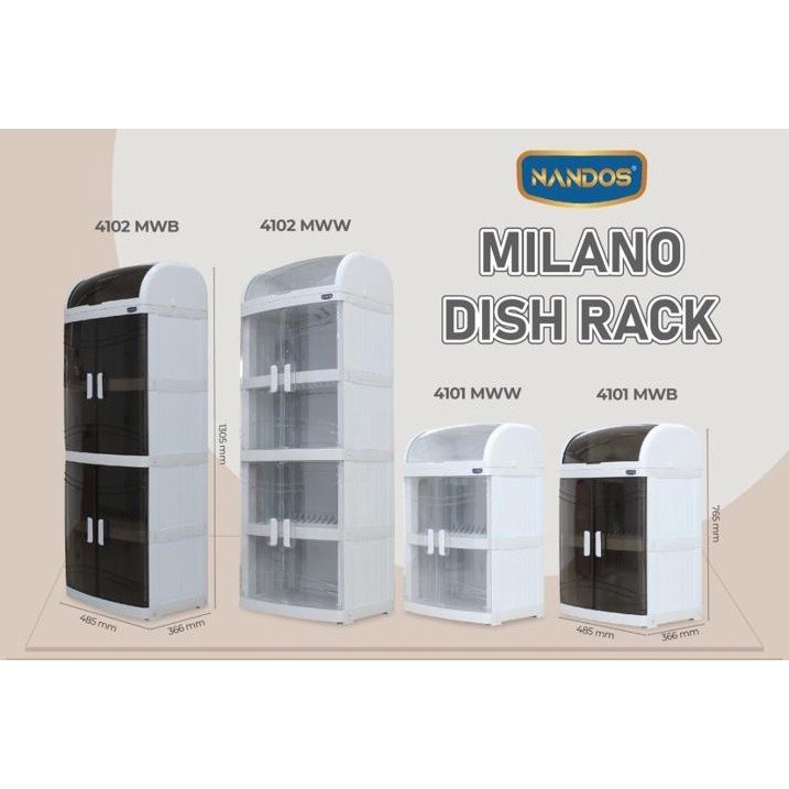 Jual RAK PIRING PLASTIK NAIBA MILANO NANDOS BENING DISH RACK | Shopee ...