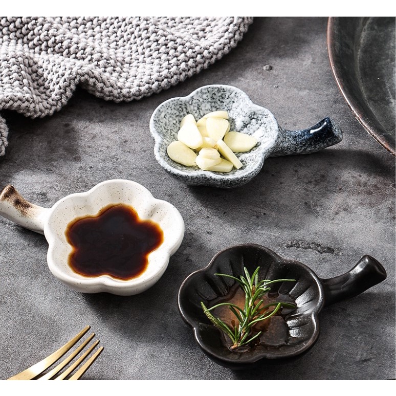 Jual Japanese Style Ceramic Sauce Plate Piring Saus Keramik Jepang Unik ...