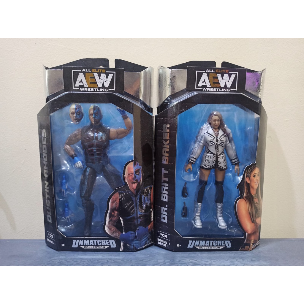 Jual AEW Unmatched Collection Series 1 DR. BRITT BAKER - DUSTIN RHODES ...