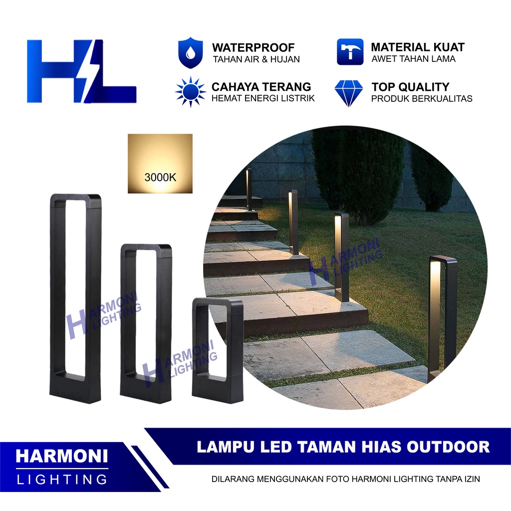 Jual Lampu Tiang Minimalis Hias Dekorasi Teras Rumah Pagar Taman ...