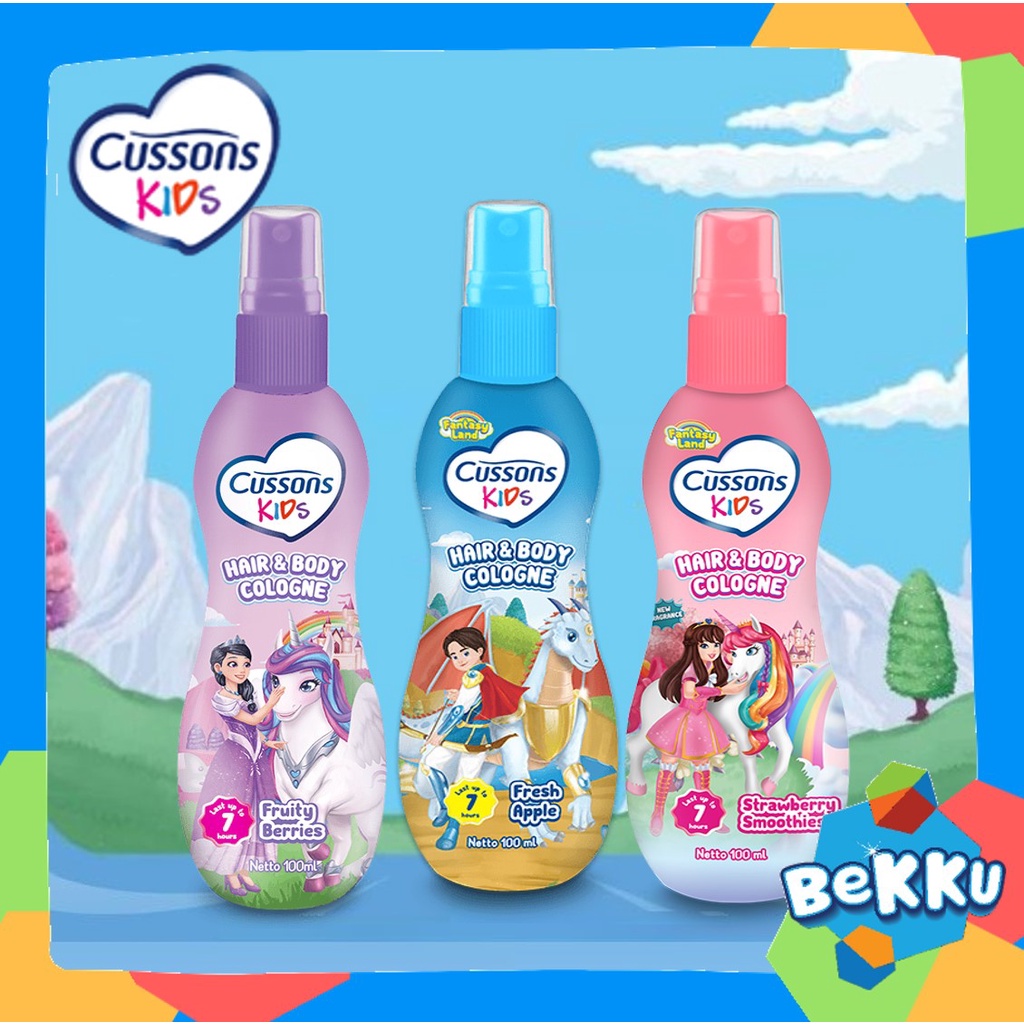 Jual Cussons Kids Hair & Body Cologne 100ml / Parfum Anak / Bekku ...