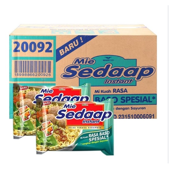 Jual Mie Sedaap Baso (1 dus 40 pcs) | Shopee Indonesia