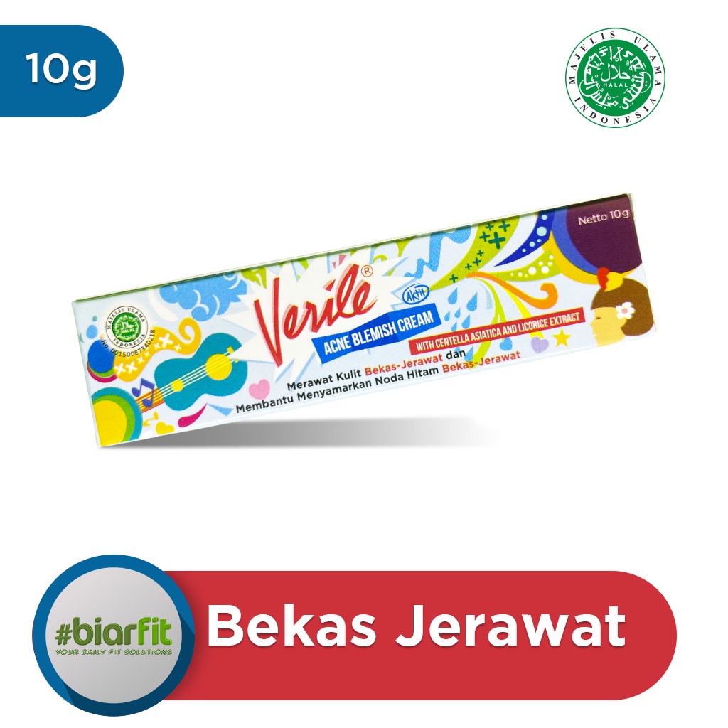 Jual Verile Acne Blemish Cream 10gr Obat Bekas Jerawat | Shopee Indonesia
