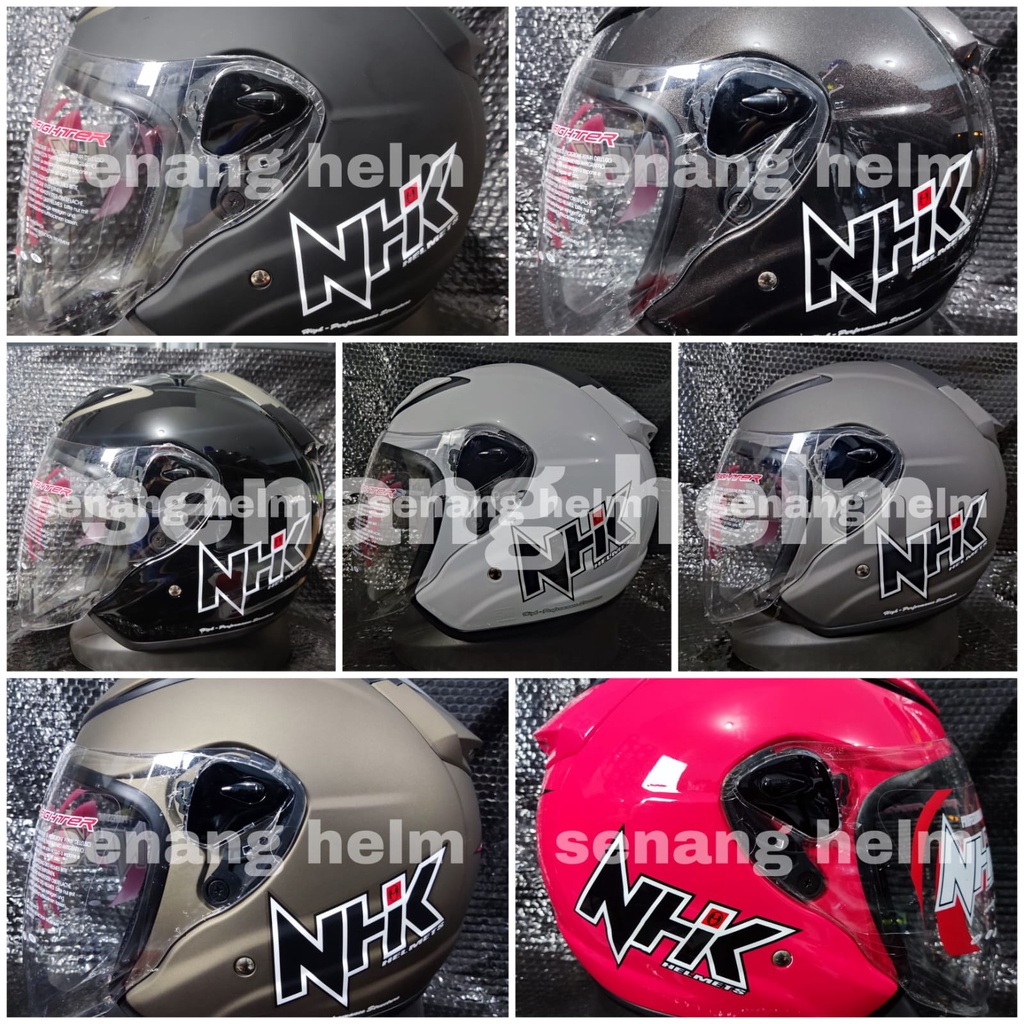 Jual HELM NHK R6 SOLID NHK R6 POLOS | Shopee Indonesia