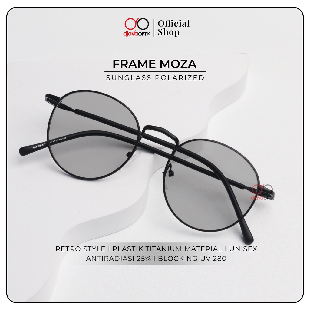 Jual DJAVA OPTIK - Frame Moza - Kacamata Normal Photocromic Pabrik Gelap Photogrey Transparan ...