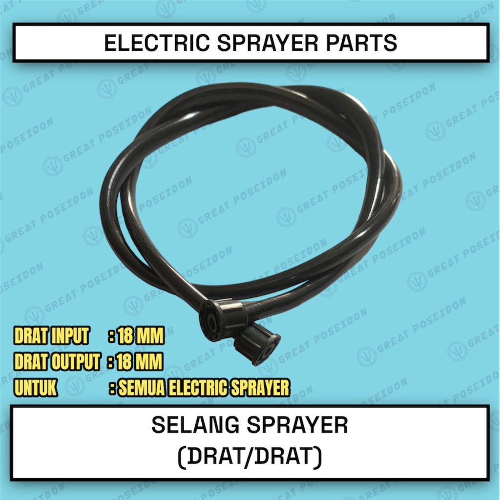 Jual SELANG SPRAYER GENDONG ELEKTRIK / SEMPROT HAMA / KNAPSACK | Shopee ...