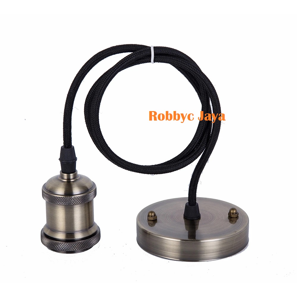 Jual Fitting Gantung Lampu Edison Fiting Gantung Cafe Model Retro ...
