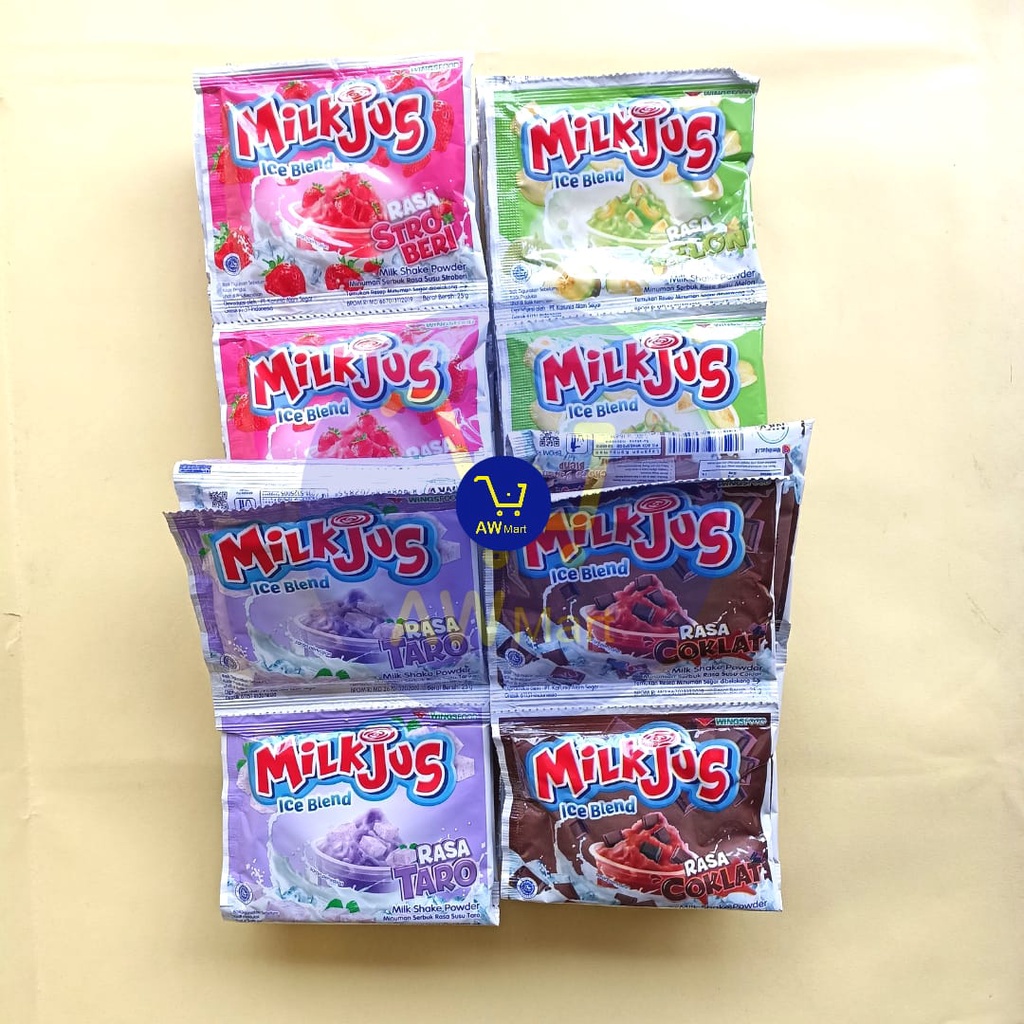 Jual MILKJUS ICE BLEND RENCENG ISI ( 10 SACHET X 25 GRAM ) - MILK SHAKE ...