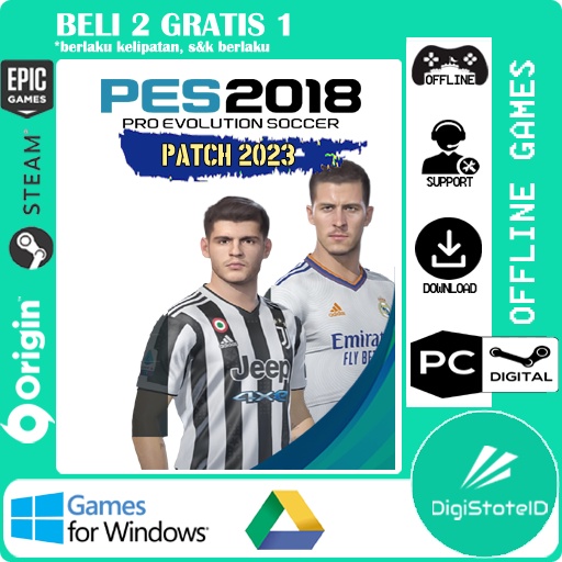 Jual PES 2018 PATCH 2024 - game pc | Shopee Indonesia