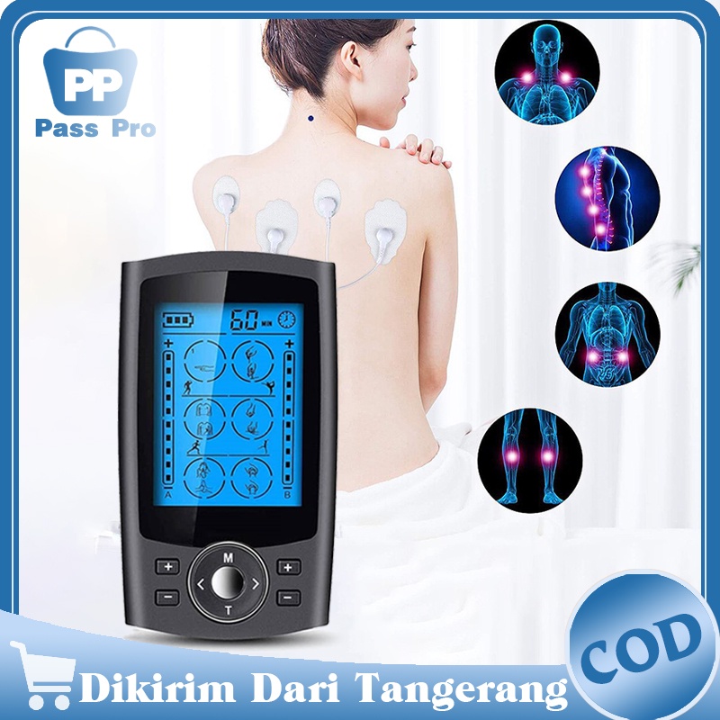 Jual 24 Mode Tens Terapi Pijat Tens Listrik Stimulasi Listrik Otot Dan ...