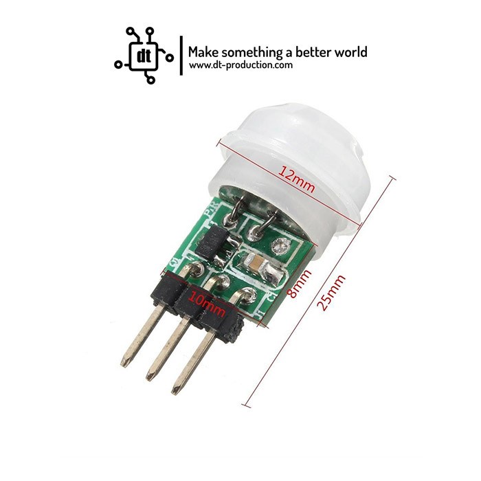 Jual Mini PIR AM312 Modul Deteksi Gerak / Motion Sensor Mini | Shopee ...