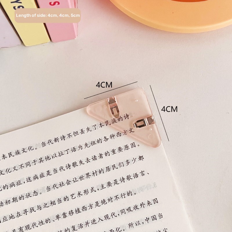 Jual Klip kertas warna warni Klip sudut kertas segitiga Klip binder ...