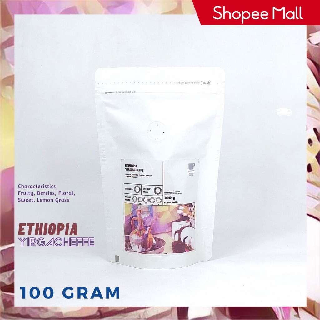 Jual SUTOYO COFFEE - Kopi Arabika Ethiopia Yirgacheffe 100 gram | Roast Beans | Specialty Coffee ...