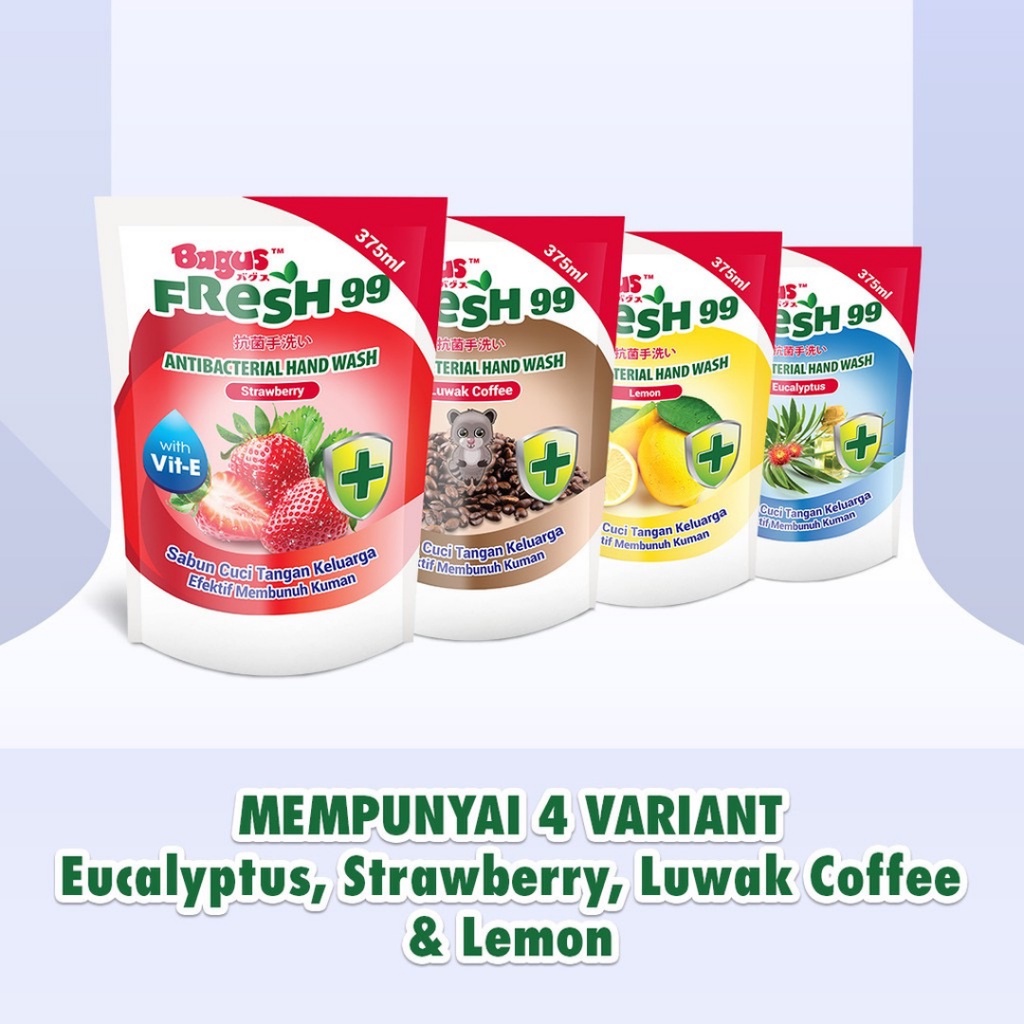 Jual SALE!! REFILL SABUN CUCI TANGAN HAND WASH POUCH 99 ANTIBACTERIAL ...