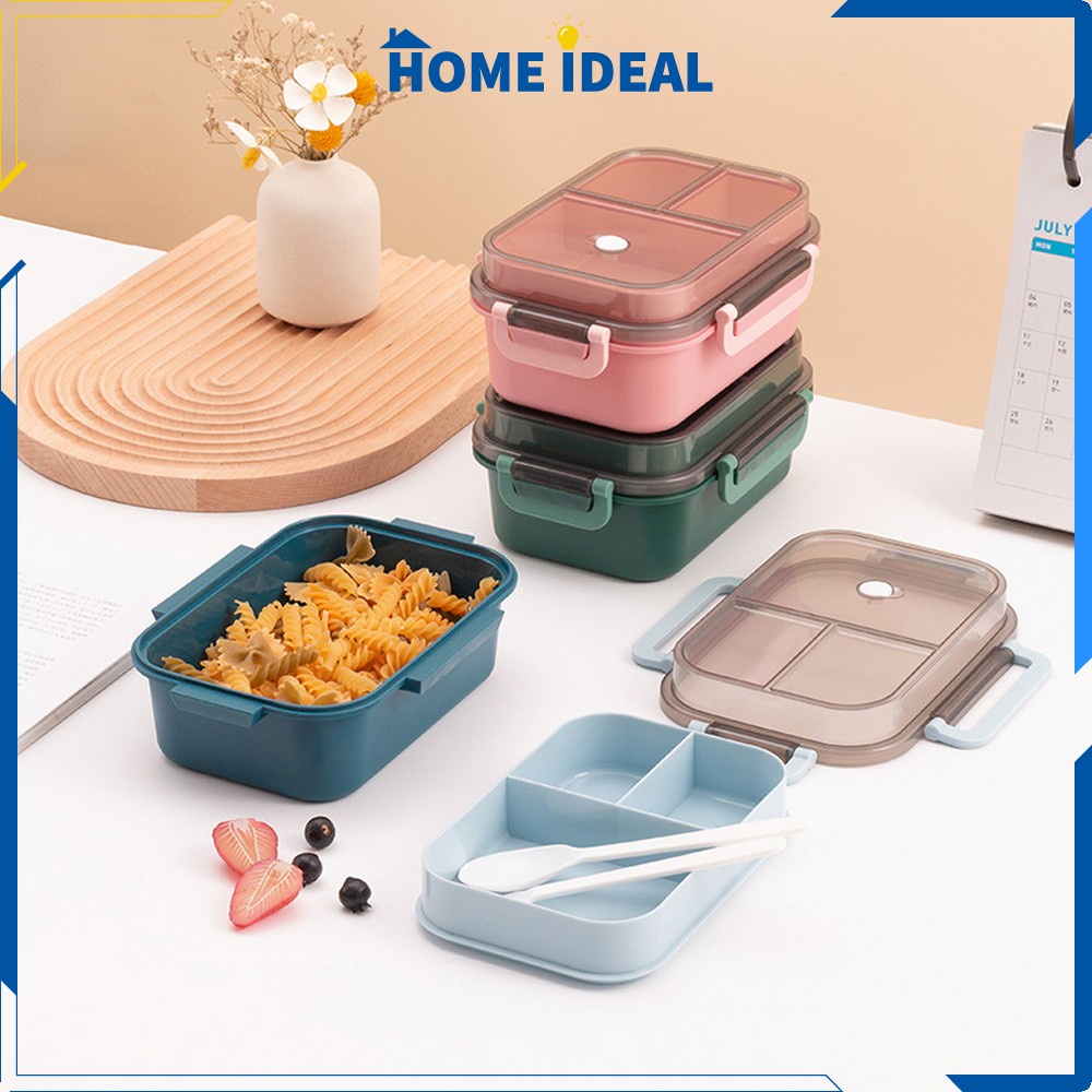 Jual Lunch Box Susun Tempat Makan Set 2 Tingkat 3 Sekat Anti Tumpah ...