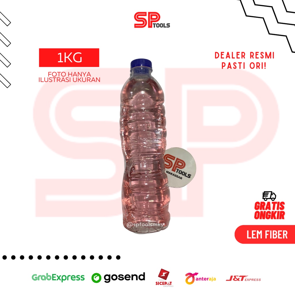 Jual LEM FIBER GLASS / LEM RESIN 1 KG 1KG | Shopee Indonesia