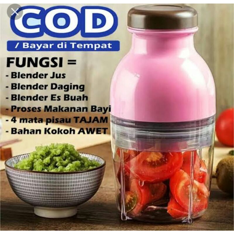 Jual blender mini/blender capsul/blender portable | Shopee Indonesia