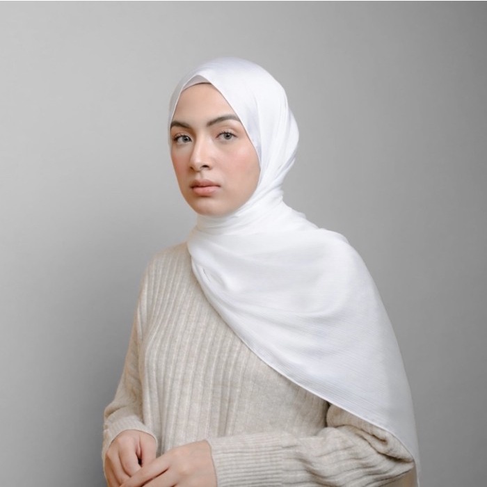 Jual HJB- Pashmina Malay Silk Texture Premium Shawl Rayya part 1 ...