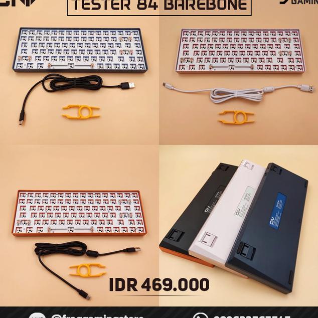 Jual Ciy Tester84 Tester 84 Tester-84 Wireless Mechanical Keyboard ...