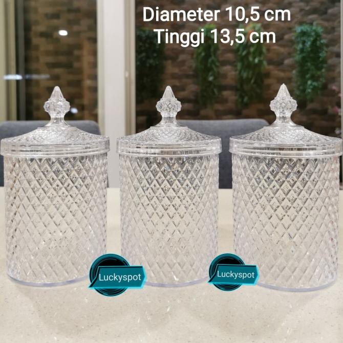 Jual Toples Lebaran/Toples Cantik Crystal Akrilik /Toples Kue Kering | Shopee Indonesia