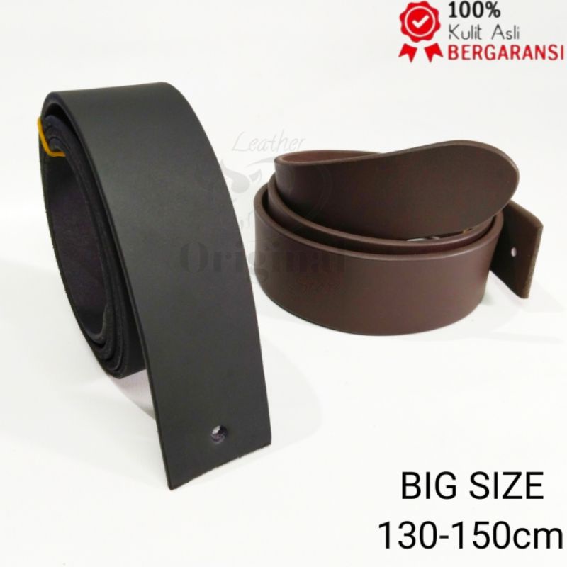Jual Tali Sabuk Ikat Pinggang Pria Jumbo Original Kulit Asli Garut ...