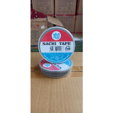 Jual NACHI ISOLASI HITAM PVC 20meter / Isolasi Listrik NACHI TAPE PVC ...