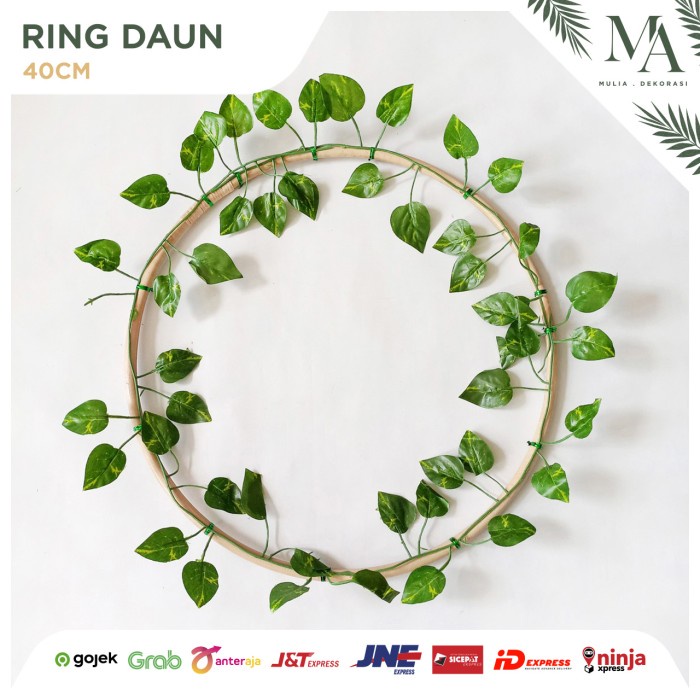 Jual Ring Rotan Lingkaran 40Cm Dekorasi Backdrop Custom Nama Inisial ...